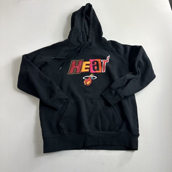 New Era | Shirts | New Era Miami Heat Sweater Team Logo Hoodie Black ...